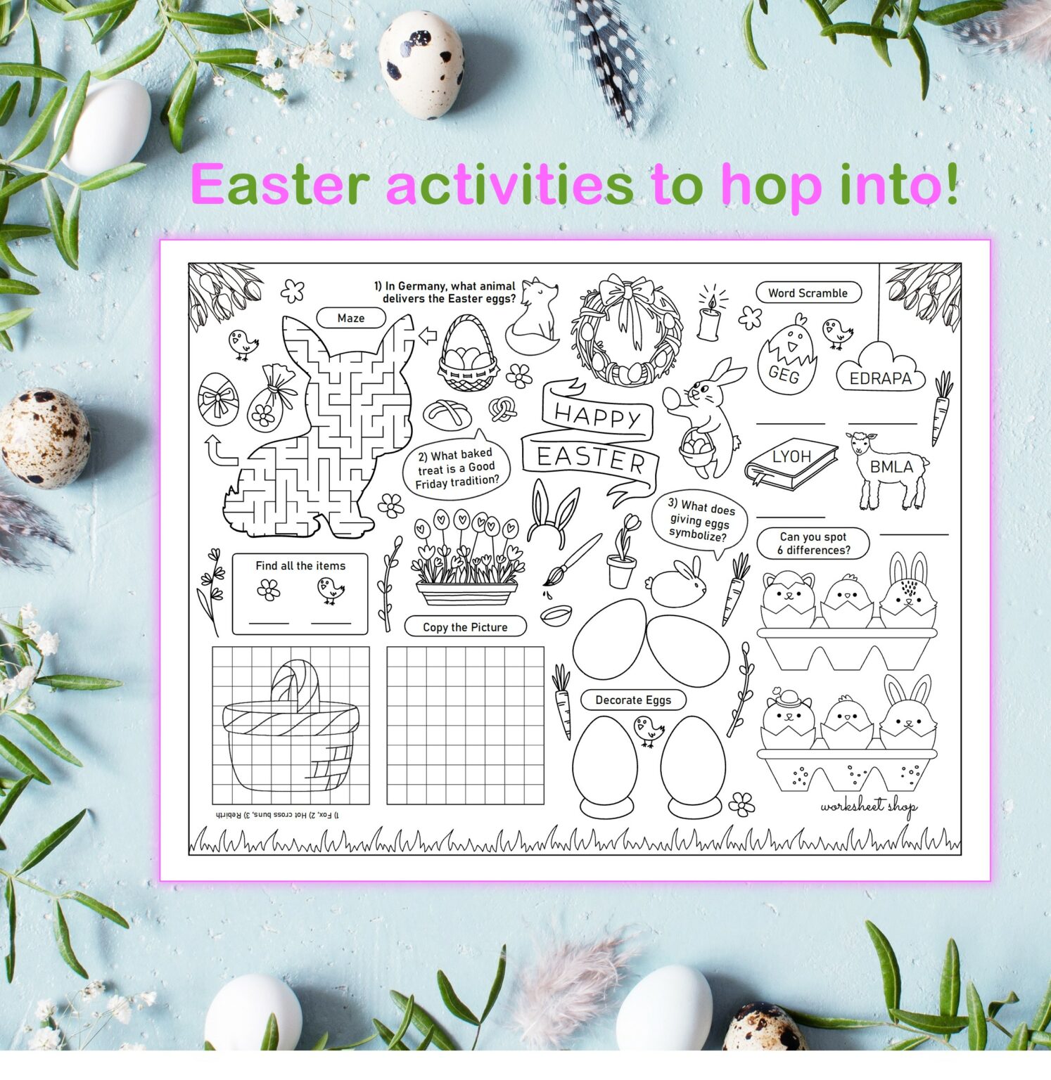 Easter – Worksheet Shop
