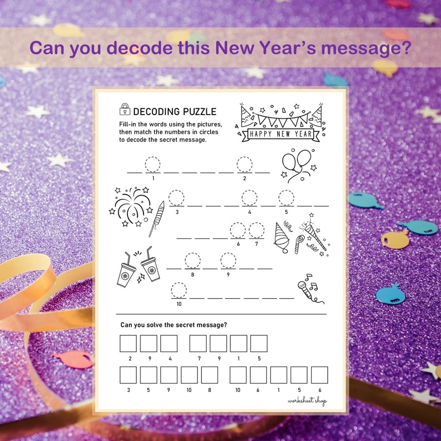 Holiday Favorites – Worksheet Shop